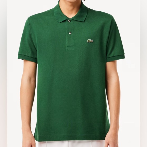 Lacoste | Shirts | Lacoste Mens Original L 2 12 Petite Pique Cotton ...